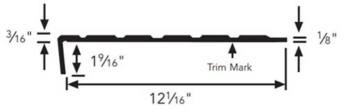 780R Raised Disc Rubber Stair Tread